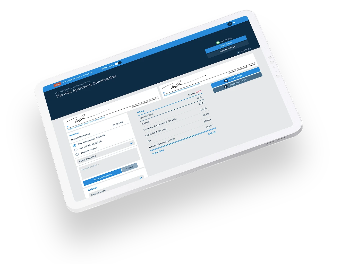 Order Management | Construction Equipment Rental Software for Tool ...